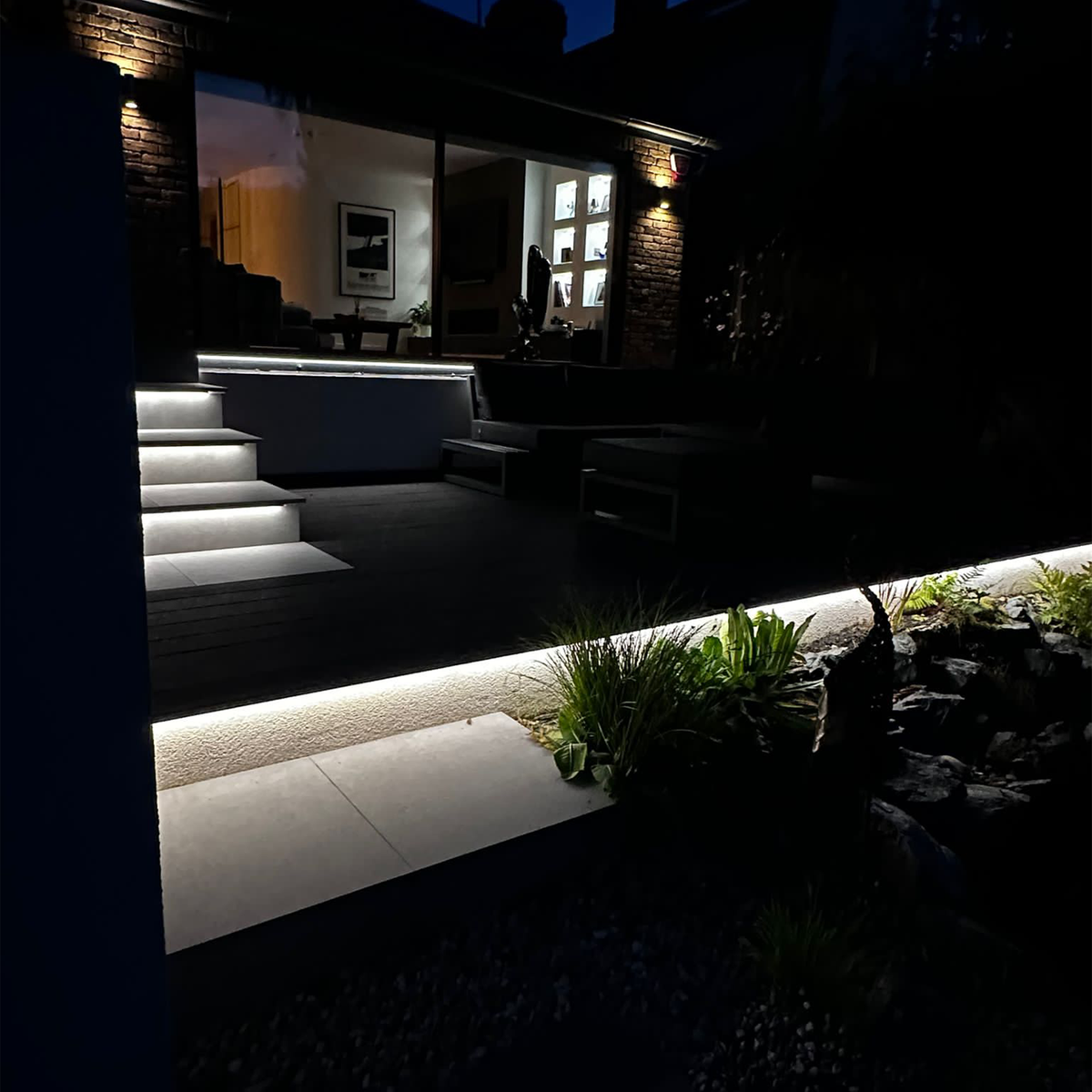Plug and Play Led Strip 4m Warm White | The Outside Lighting Specialist Ltd