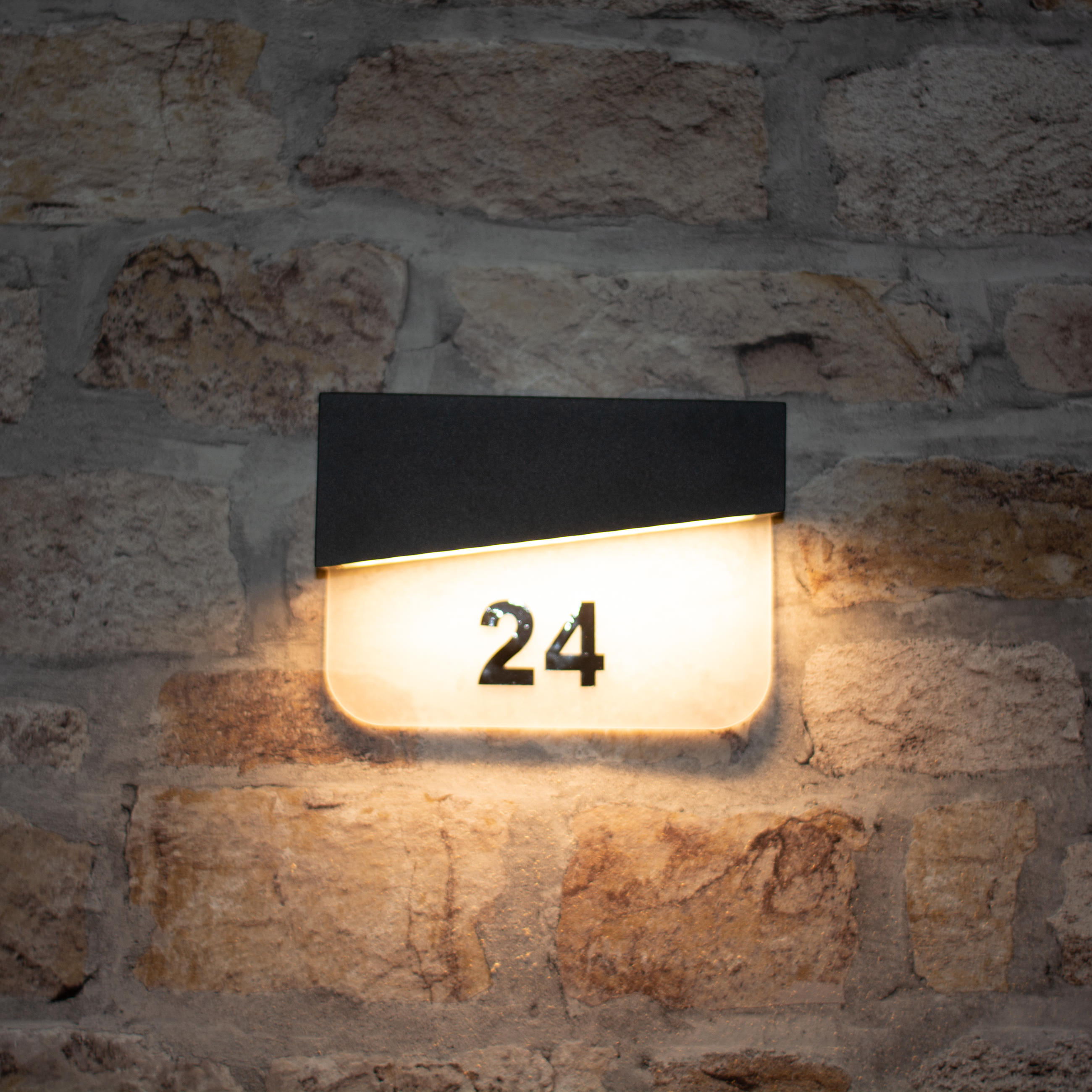 Exclusive LED House Number Wall Light